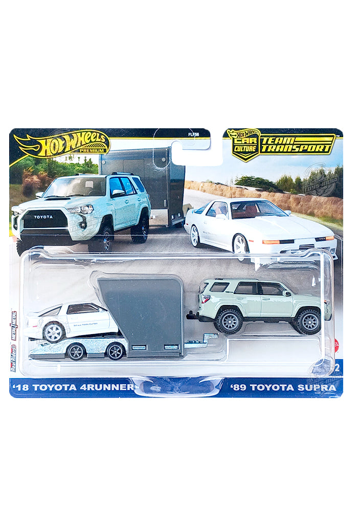 EXCLUSIVES Hot Wheels Premium Team Transport '18 Toyota 4Runner (Green ...
