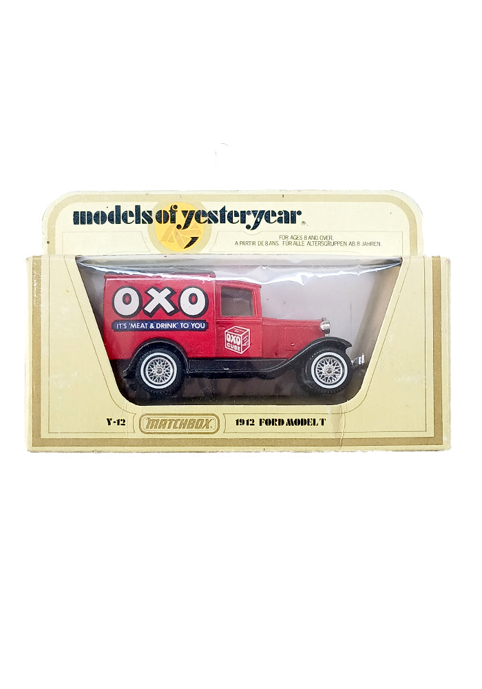 EXCLUSIVES Matchbox Models of Yesteryear OXO 1912 Ford Model T - Red ...