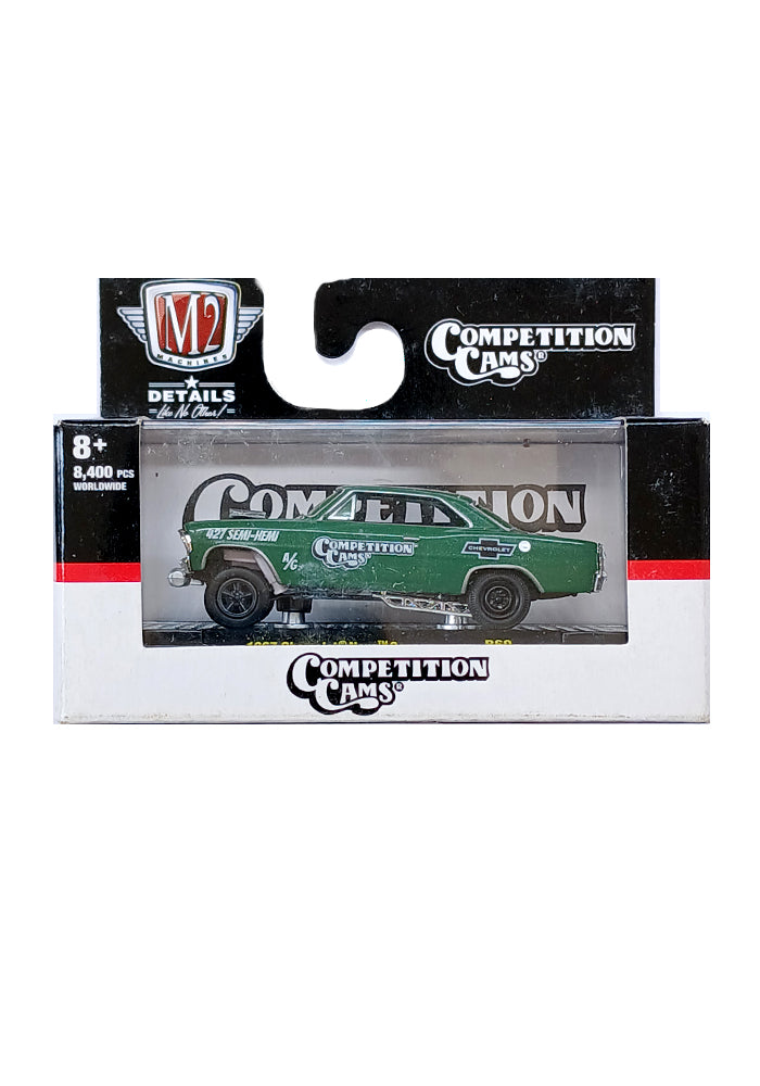 EXCLUSIVES M2 Machines 1967 Chevrolet Nova Gasser - Green (Scale 1:64 ...