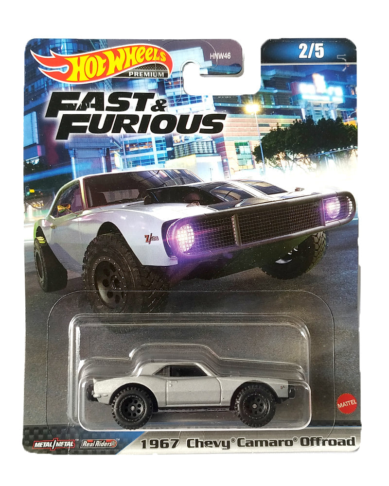 EXCLUSIVES Hot Wheels Premium Fast & Furious 1967 Chevy Camaro Offroad– Toys-India.com