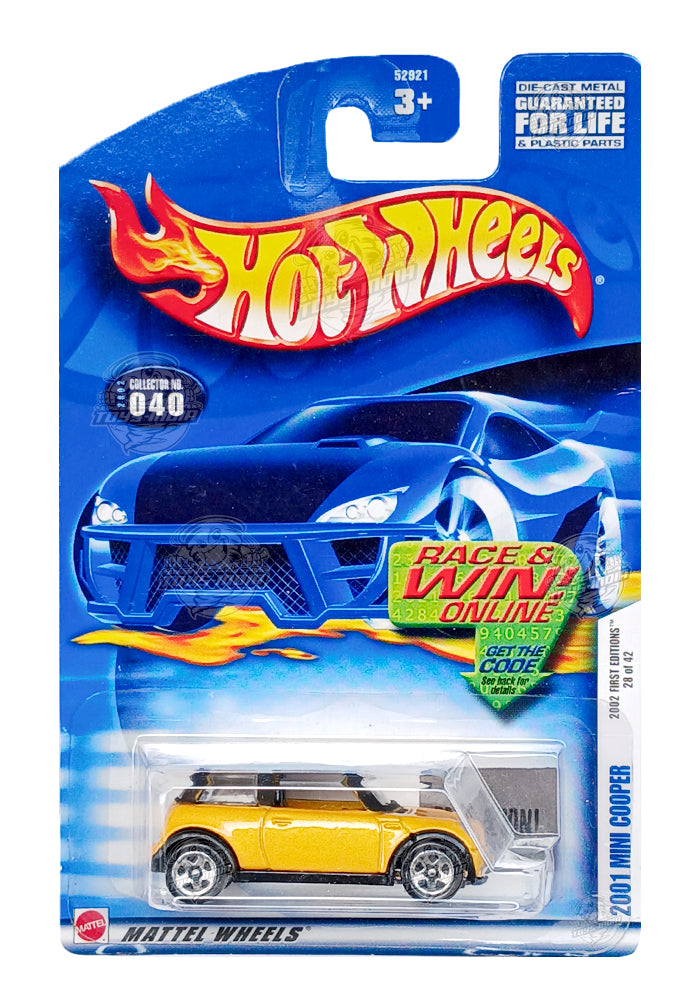 EXCLUSIVES Hot Wheels 2001 First Editions 2001 Mini Cooper - Yellow ...