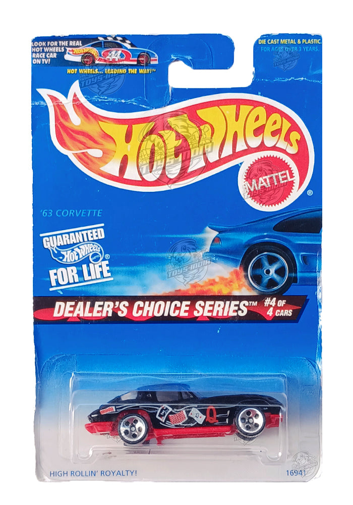 EXCLUSIVES Hot Wheels Dealers Choice Series '63 Corvette - Black / Red ...