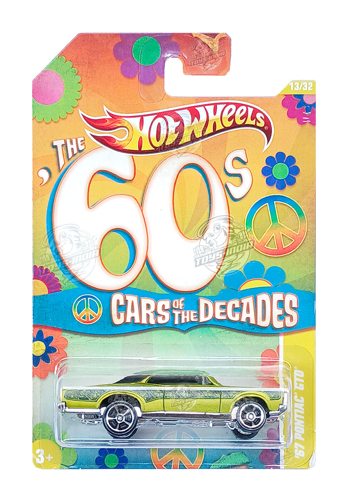 EXCLUSIVES Hot Wheels Premium The 60's Cars of the Decades '67 Pontiac ...