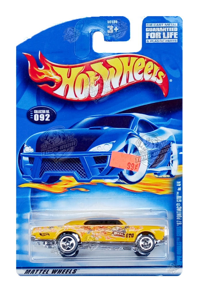 EXCLUSIVES Hot Wheels Hippie Mobiles Series 67 Pontiac GTO - Yellow ...
