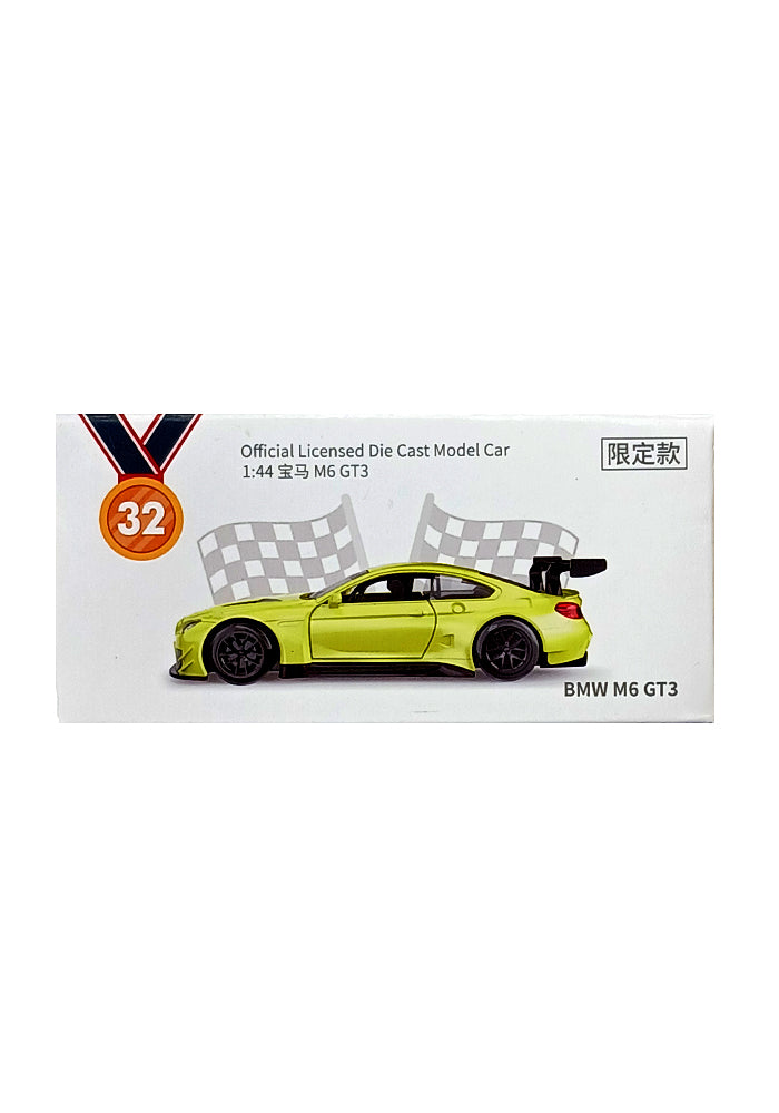 EXCLUSIVES Official Licensed BMW M6 GT3 - Yellow (Scale 1:44)– Toys ...