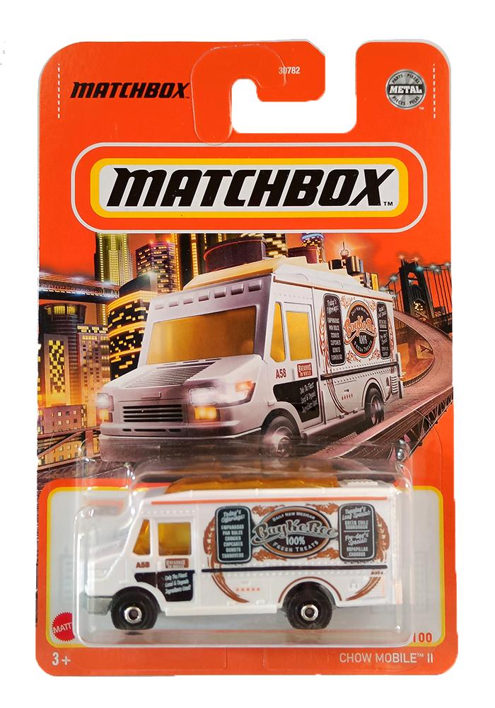 EXCLUSIVES Matchbox Chow Mobile II - White - 2020 Card– Toys-India.com