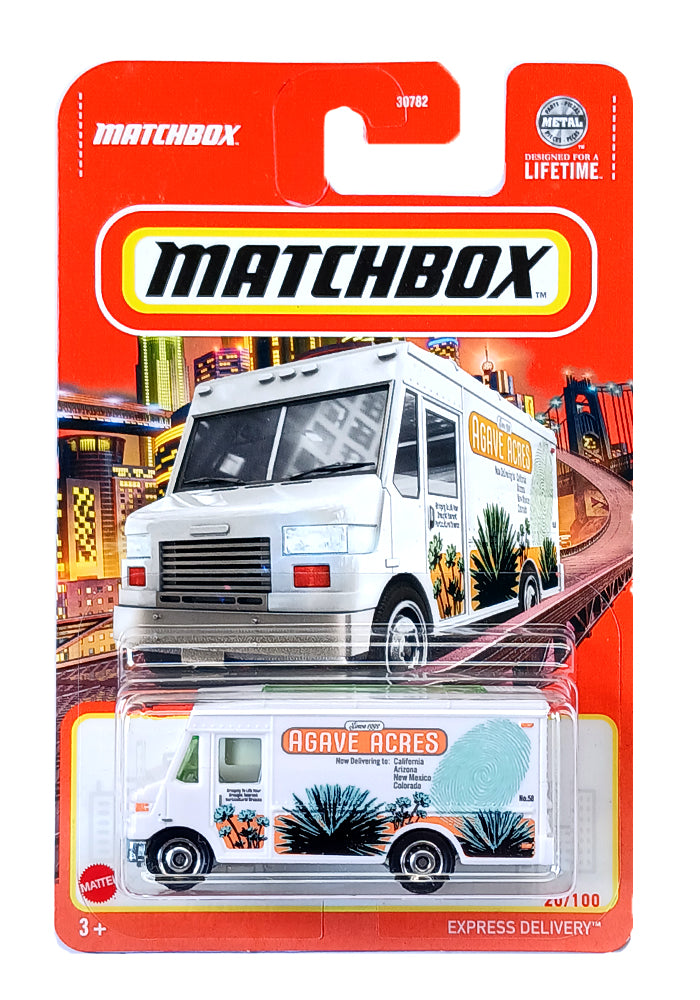 EXCLUSIVES Matchbox Express Delivery - White - 2023 Card (With Protect– Toys-India.com
