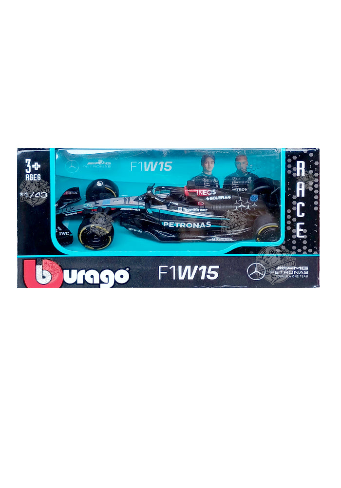 Exclusives Burago Race AMG Petronas Formula One Team F1 W15 Lewis Hami ...