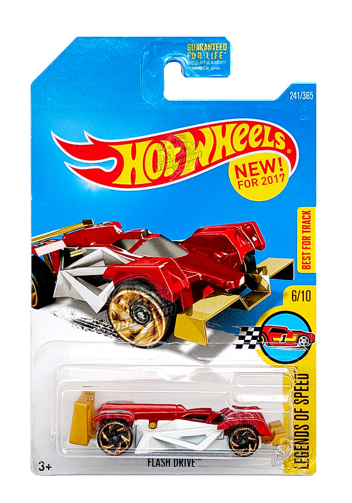 EXCLUSIVES Hot Wheels Flash Drive - Red / White - 2015 Card (With Prot ...