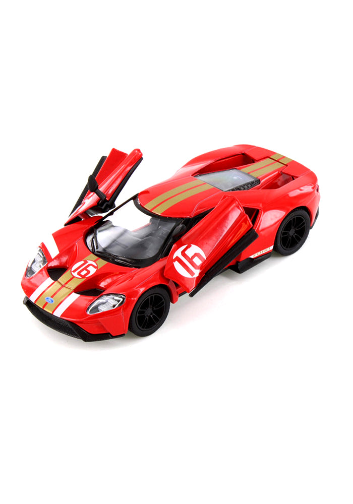 EXCLUSIVES Kinsmart Ford GT Heritage Edition - Red - No Box (Scale 1:3 ...