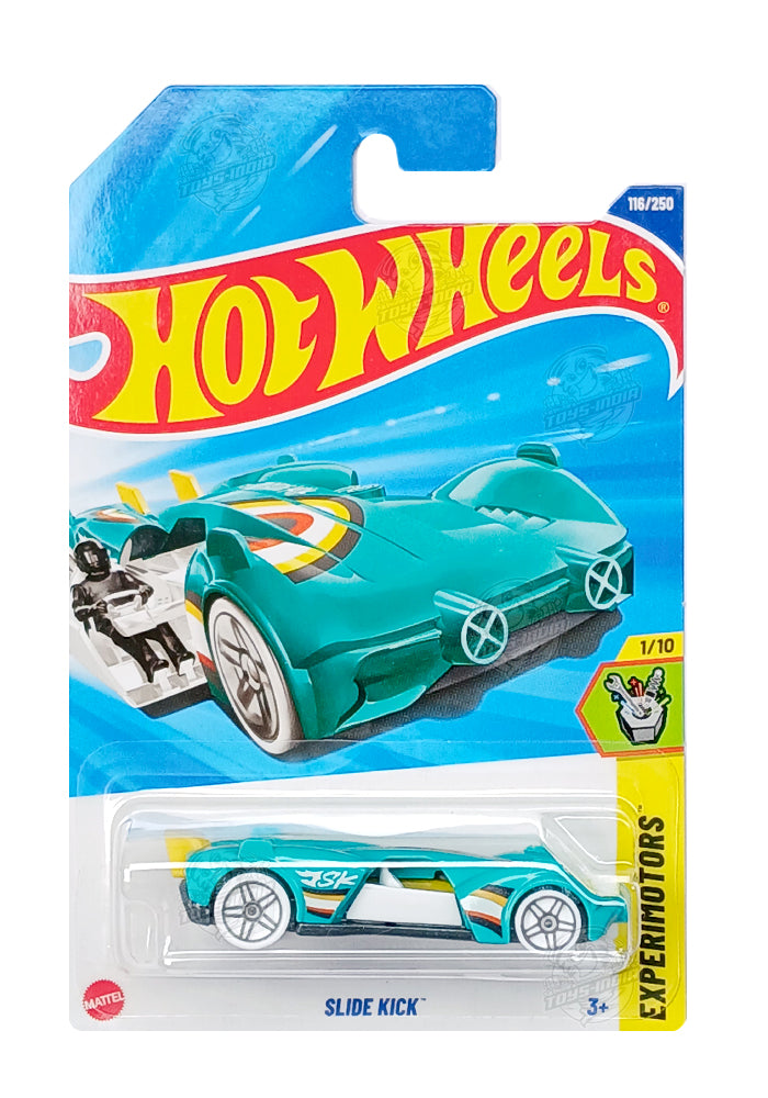 INDIAN CARD Hot Wheels Slide Kick - Green - 2025 Card– Toys-India.com