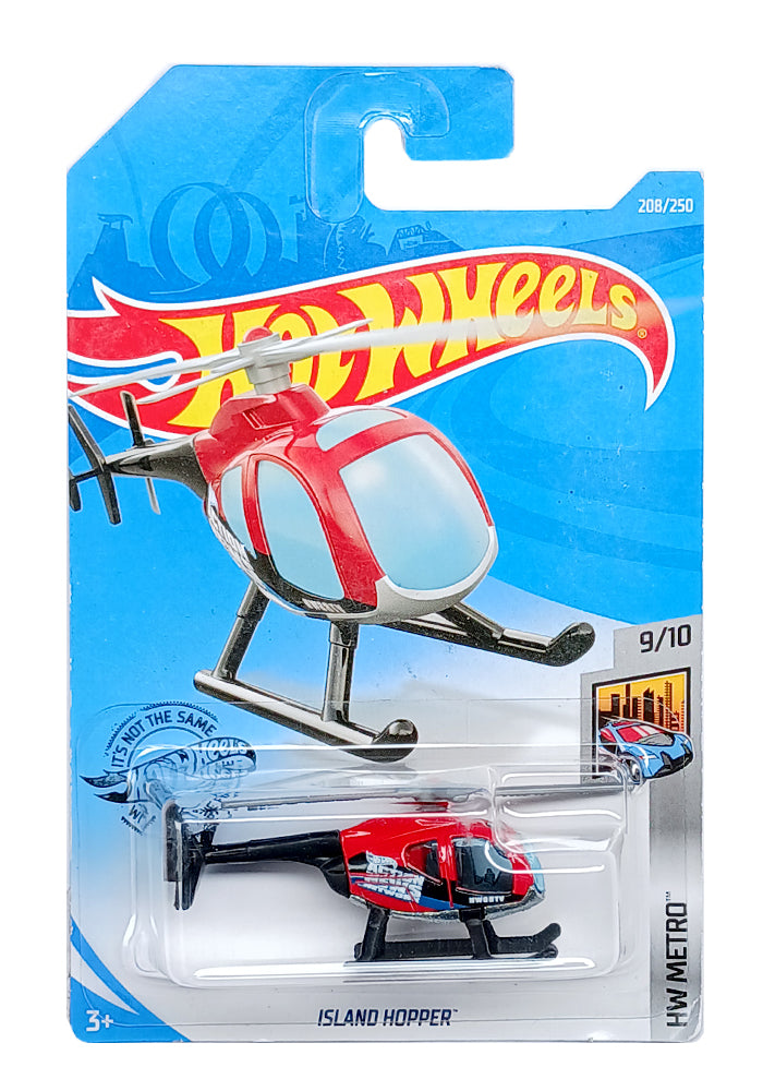 EXCLUSIVES Hot Wheels Island Hopper - Red / Black - 2018 Card (With Pr ...