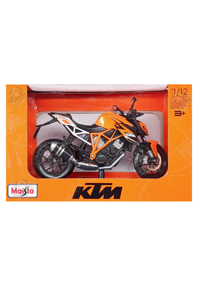 EXCLUSIVES Maisto KTM 1290 Super Duke R - Orange / White (1:12 Scale ...