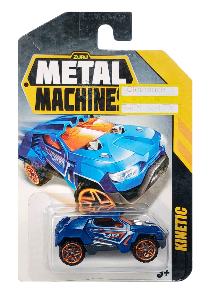 EXCLUSIVES Zuru Metal Machines Kinetic - Blue - 2018 Card (Card Damage ...