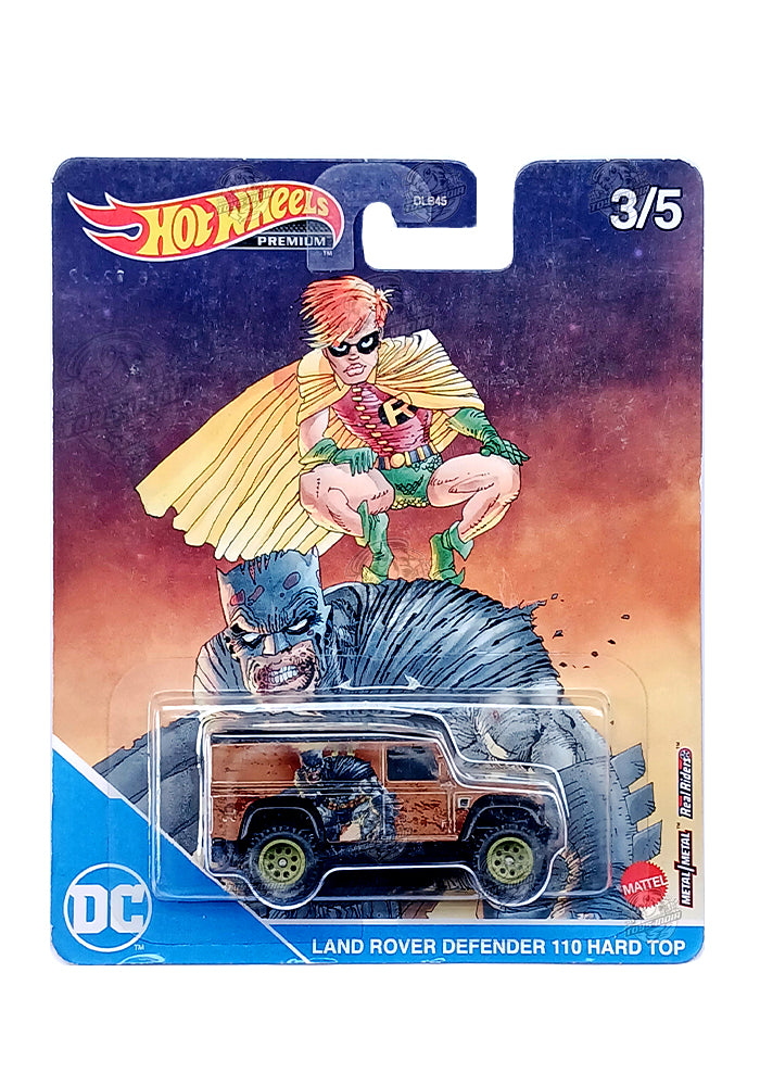 EXCLUSIVES Hot Wheels DC Comics Batman & Robin Land Rover Defender 110 ...