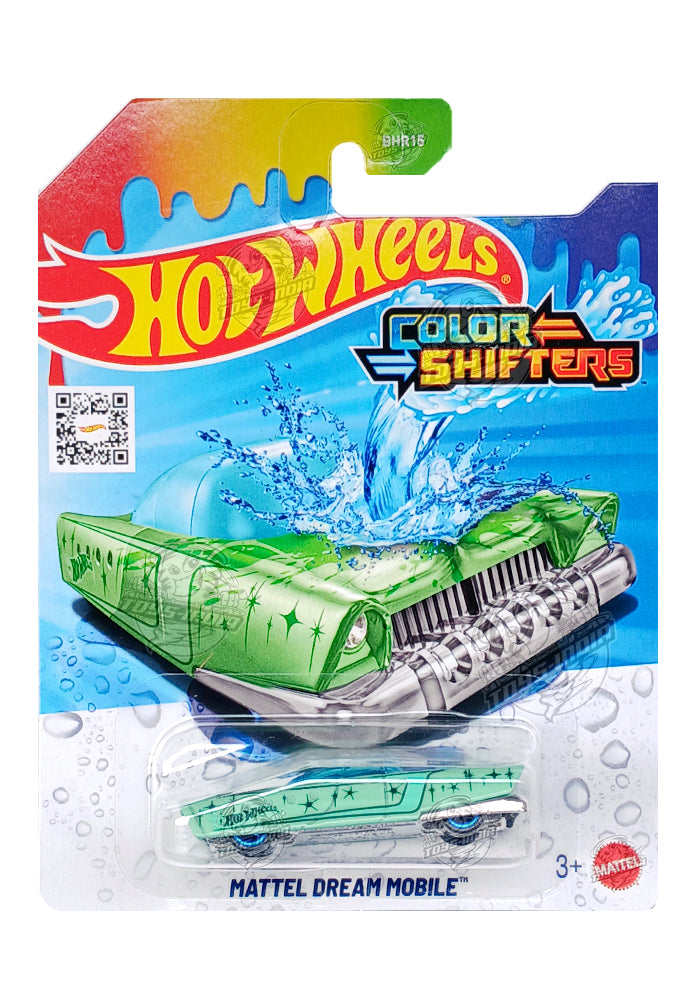 INDIAN CARD Hot Wheels Color Shifters Mattel Dream Mobile - Green - 20 ...