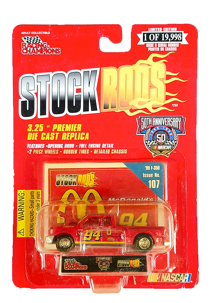 Exclusives Racing Champions NASCAR Stock Rods McDonalds '99 F-350 - Re ...