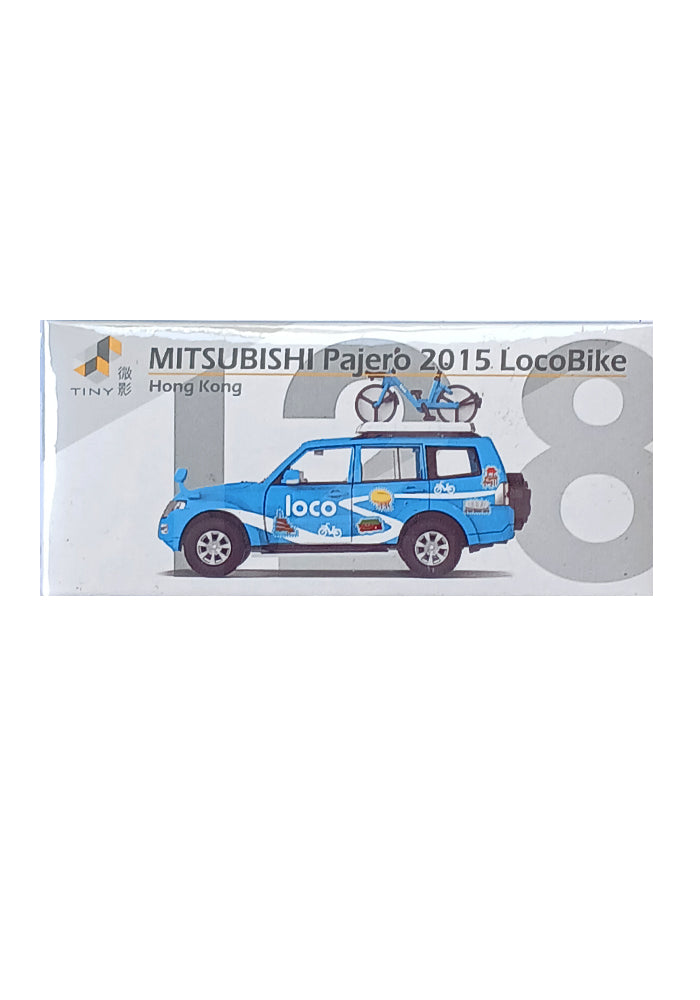 EXCLUSIVES Tiny Mitsubishi Pajero 2015 Loco Bike - Blue (Scale 1:64 ...