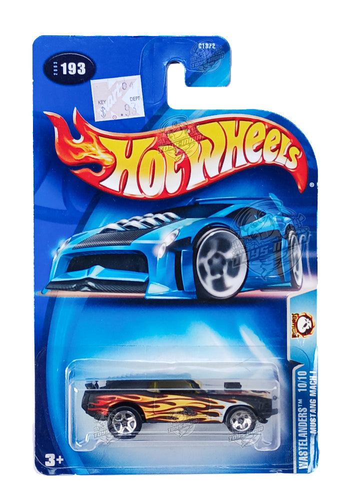 EXCLUSIVES Hot Wheels Mustang Mach 1 - Black / Yellow - 2000 Card (Wit ...
