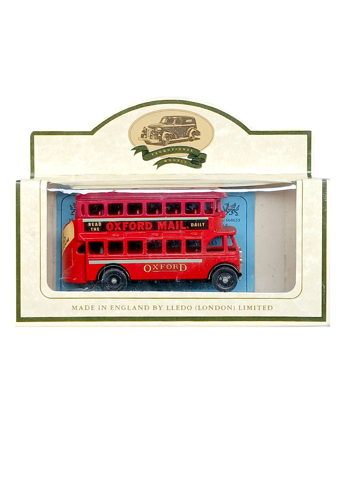 EXCLUSIVES Lledo UK Models of Days Gone Oxford Mail Bus - Red (Scale 1 ...
