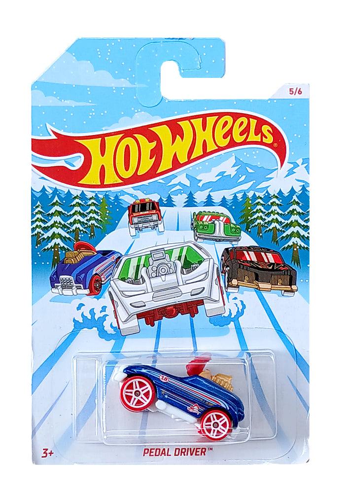 EXCLUSIVES Hot Wheels Premium Pedal Driver - Blue / White - 2018 Card ...