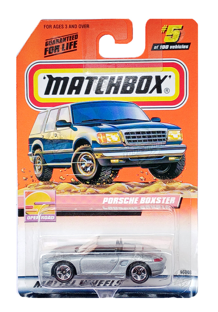 EXCLUSIVES Matchbox Porsche Boxster - Silver - 1999 Card (With Protect ...