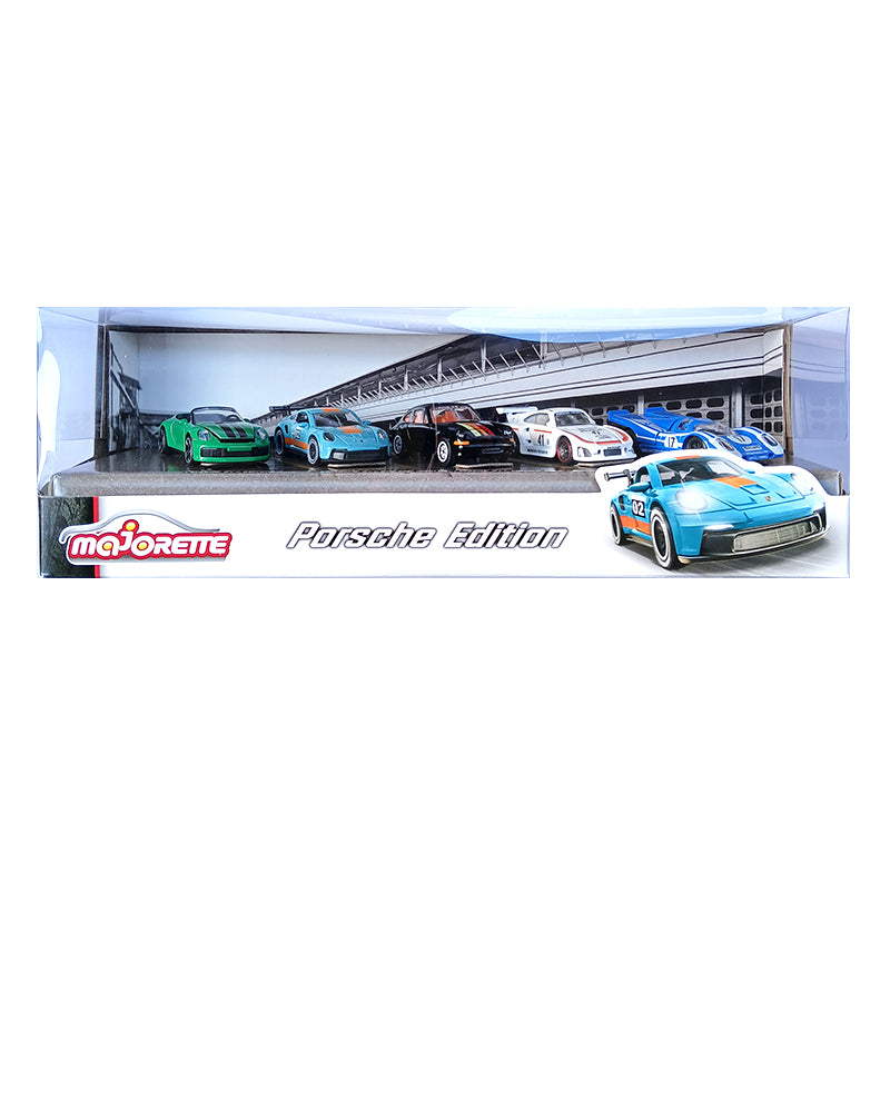Majorette Porsche Edition Gift Pack - 2025 Box (5 Cars)– Toys-India.com