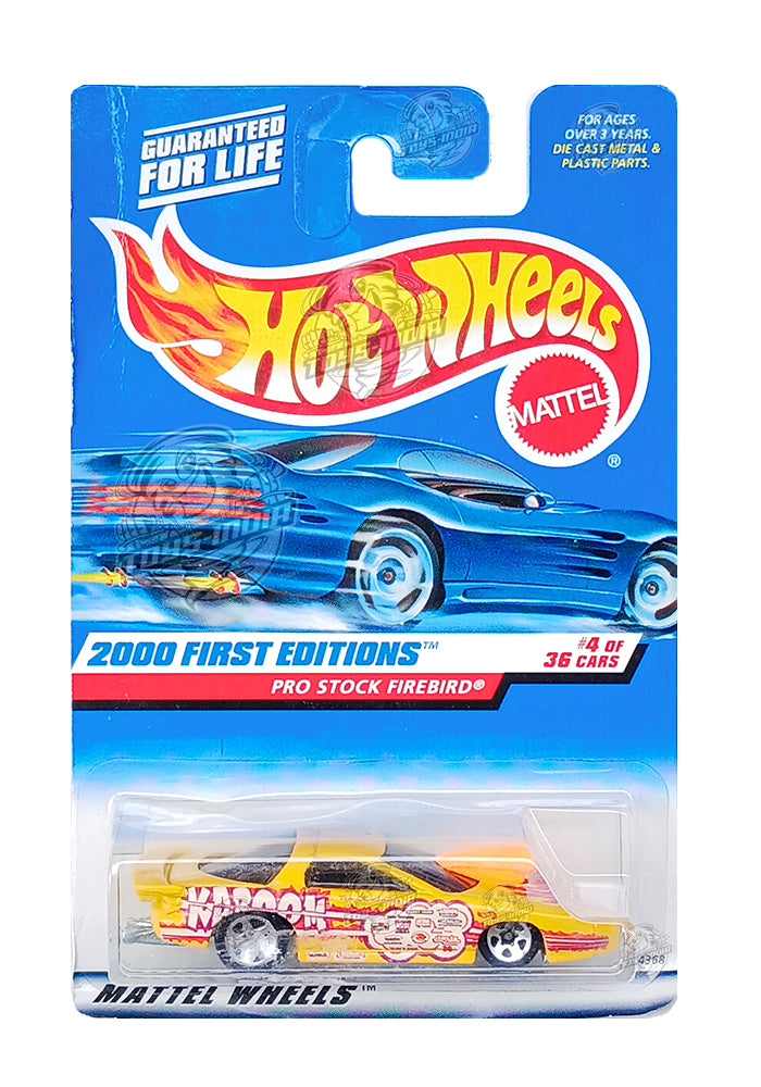 EXCLUSIVES Hot Wheels 2000 First Editions Pro Stock Firebird - Yellow ...