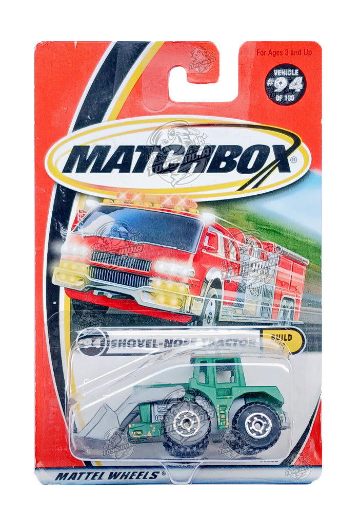EXCLUSIVES Matchbox Shovel-Nose Tractor - Green / Black - 2000 Card (W ...