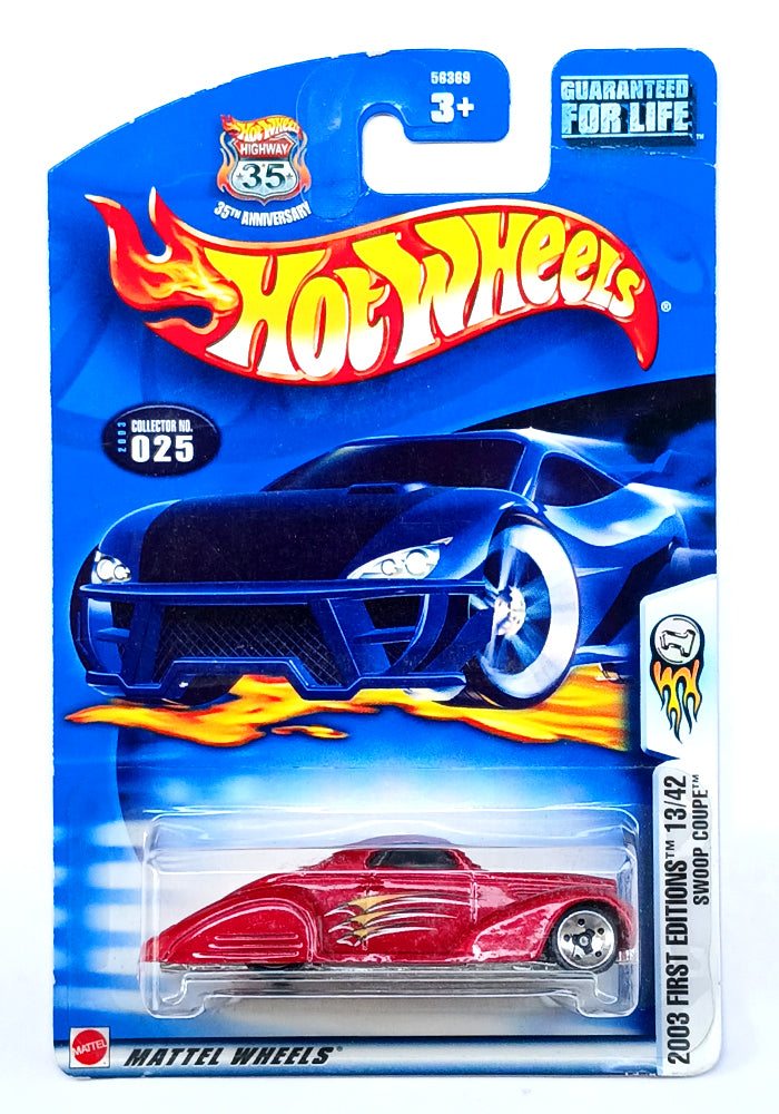 EXCLUSIVES Hot Wheels 2003 First Editions Swoop Coupe - Red - 2002 Car ...