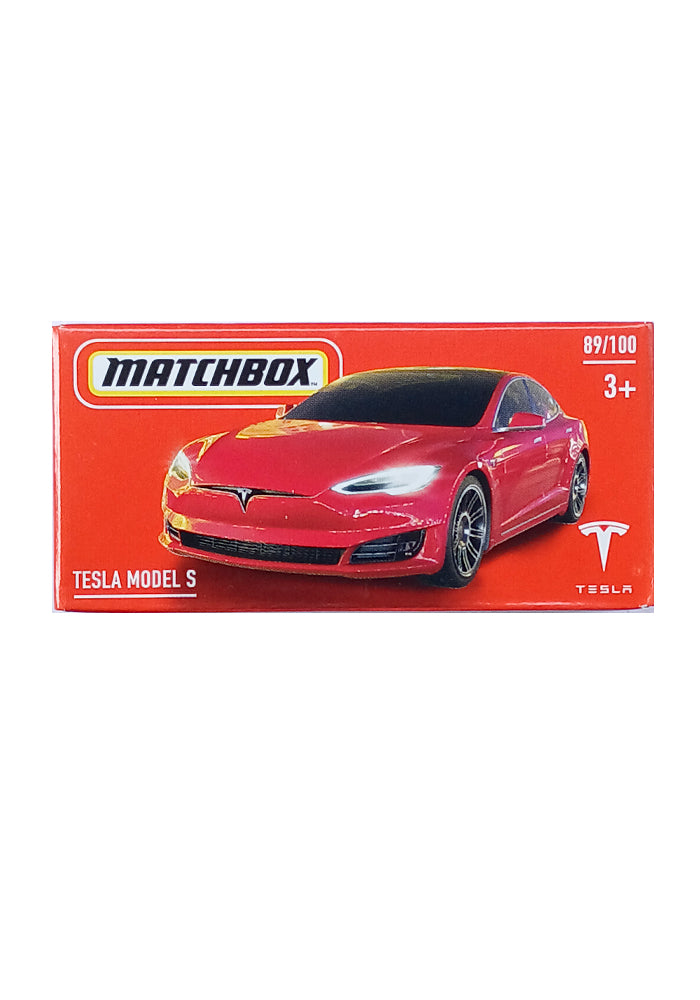 EXCLUSIVES Matchbox Tesla Model S - Red - 2023 Box– Toys-India.com
