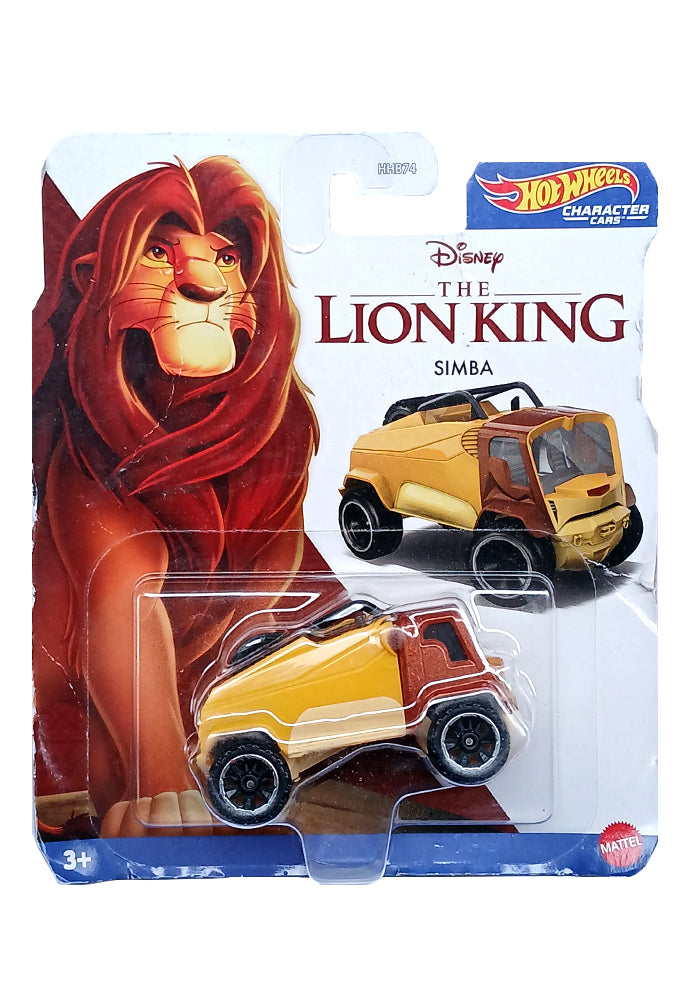 EXCLUSIVES Hot Wheels Premium Disney The Lion King Simba - Brown / Yel ...