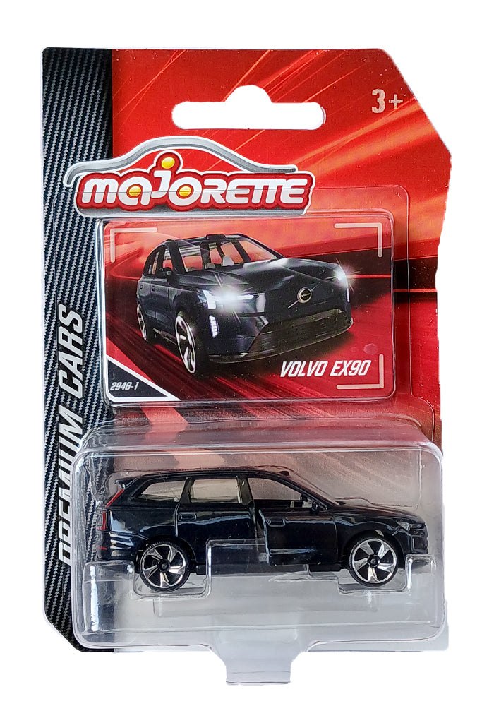 Majorette Premium Cars Volvo EX90 - Black - 2025 Card– Toys-India.com
