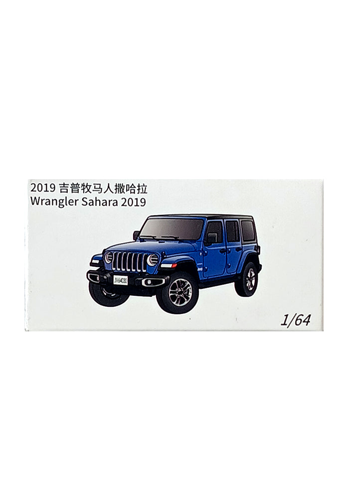EXCLUSIVES Wrangler Sahara 2019 - Blue (Scale 1:64)– Toys-India.com