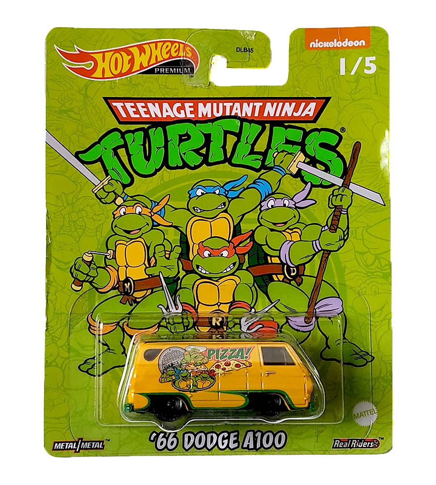 EXCLUSIVES Hot Wheels Teenage Mutant Ninja Turtles '66 Dodge A100 - Ye ...